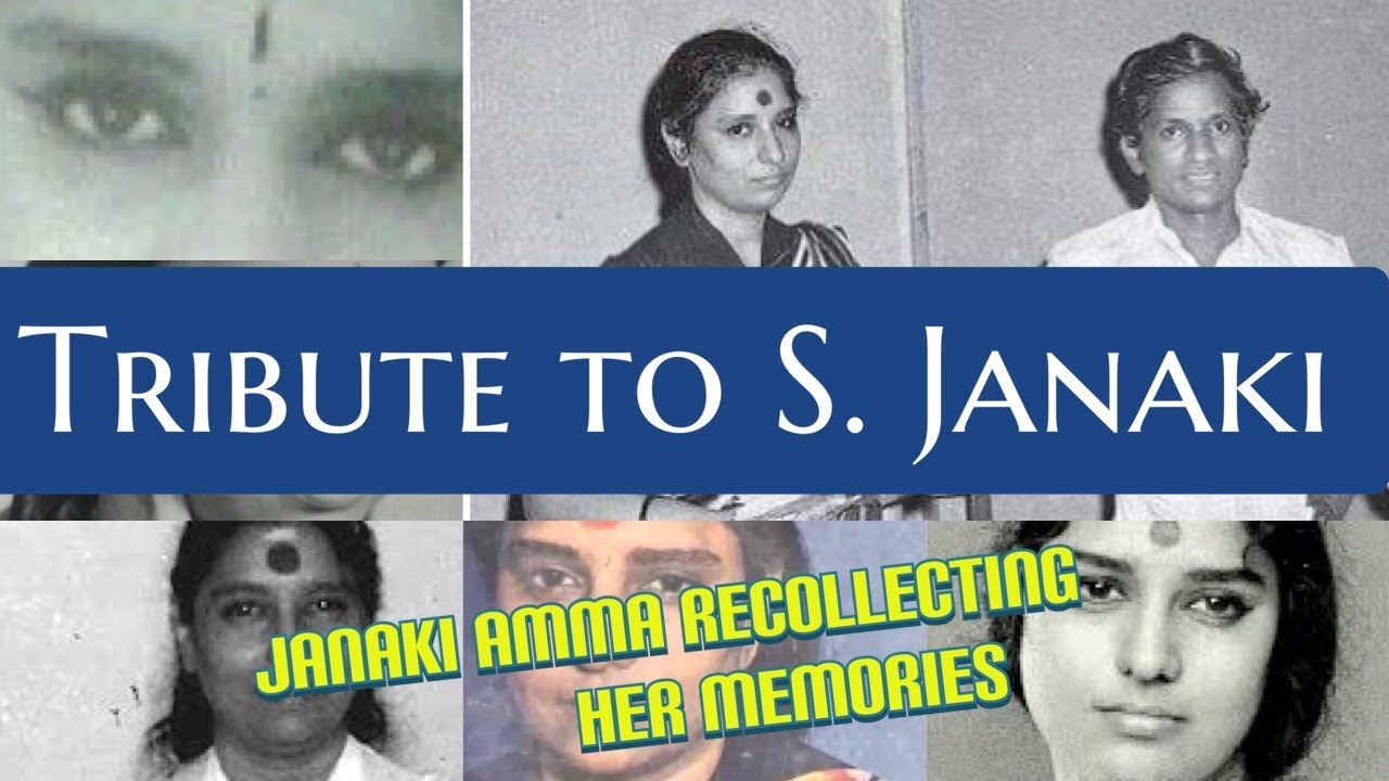 I Love S.Janaki amma - Life History S Janaki in Tamil -பாடகி ஜானகி ...