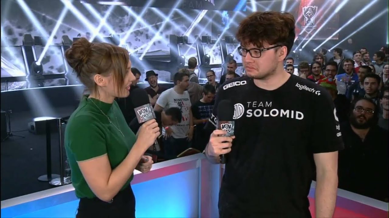 TSM Dyrus Crying in Interview - League of Legends World Championship ...