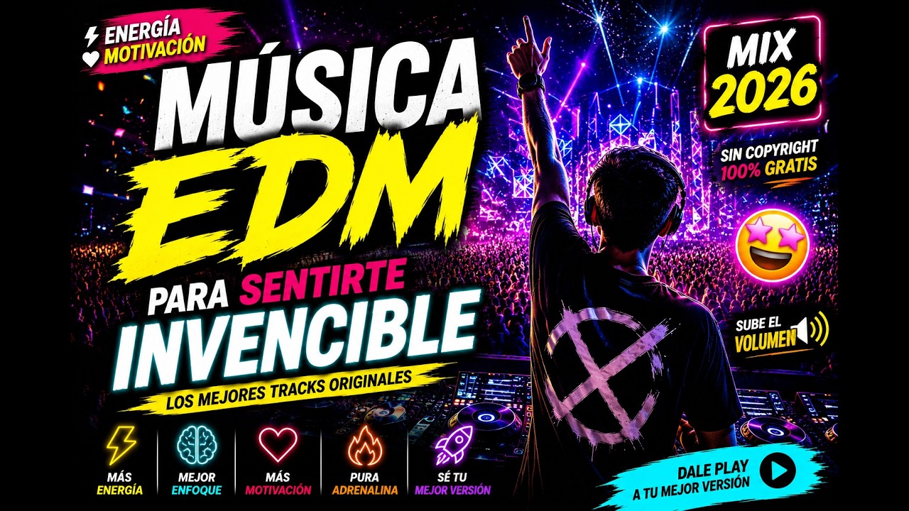 🔥 TOP 5 CANCIONES EDM 2026 QUE TE HARÁN VIBRAR | MEGA MIX ⚡ - YouTube