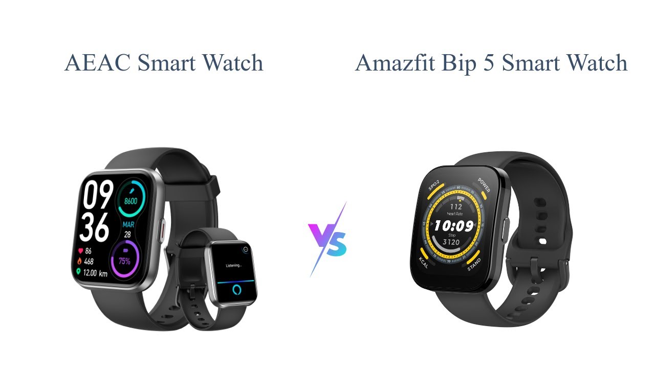 AEAC vs Amazfit: Smart Watch Comparison 2024 ⌚📞🩺🏃💡🌈💖 - YouTube