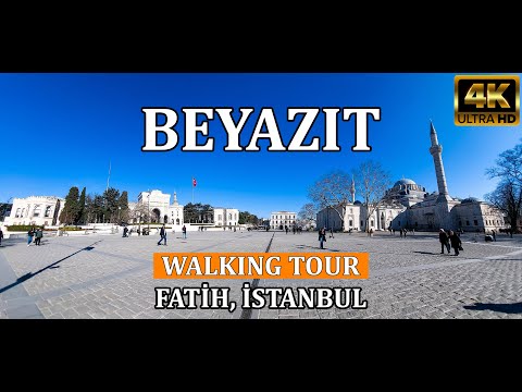 Exploring Historic Beyazıt | Istanbul Turkiye 4K Walking Tour ASMR