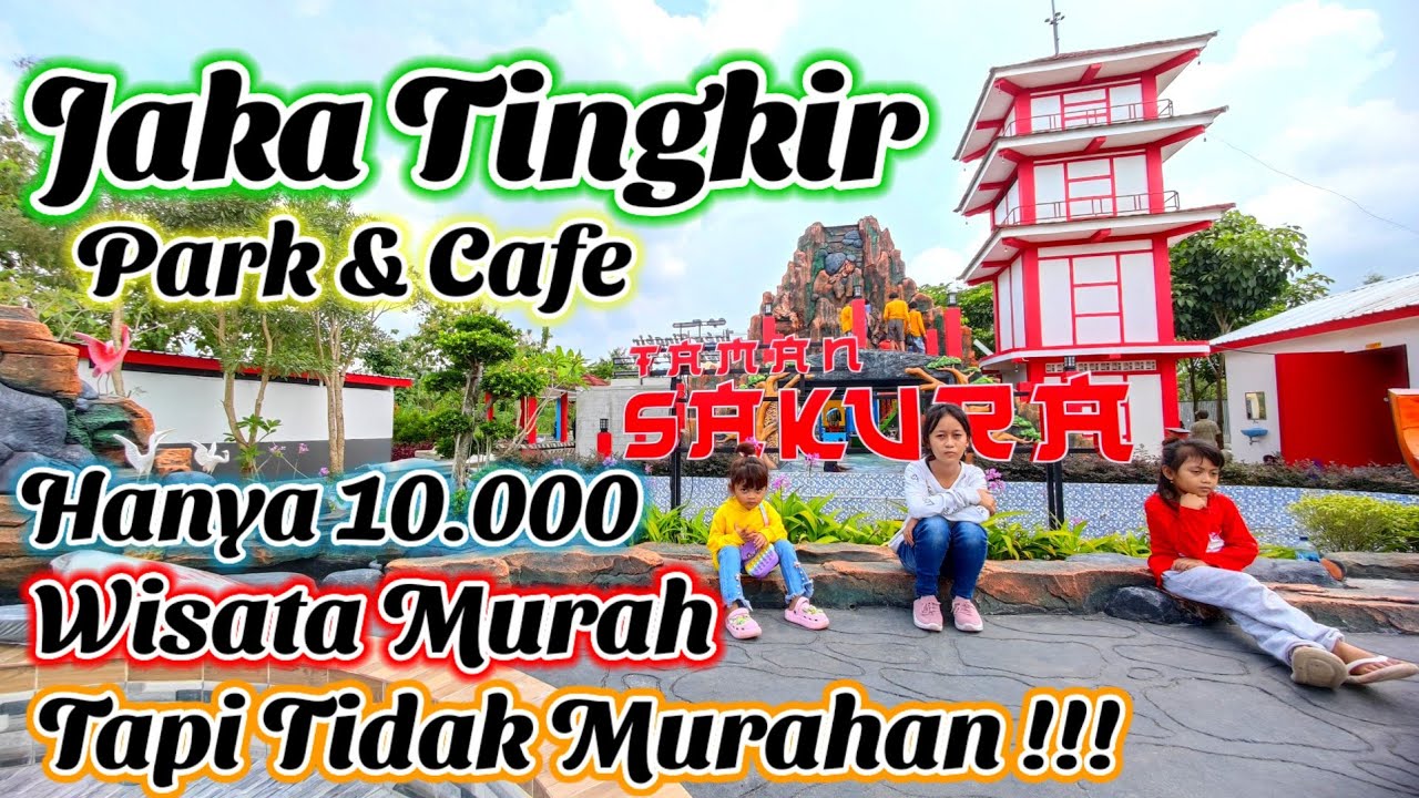 WAW Jaka Tingkir Water Park & Cafe | Taman Sakura Joko Tingkir - YouTube
