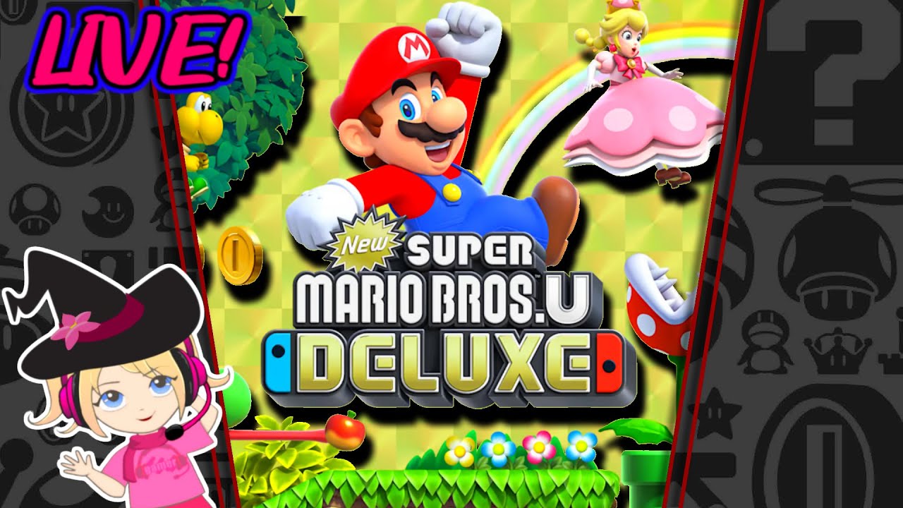 FIRST Playthrough Part 2 | New Super Mario Bros. U Deluxe LIVE - YouTube