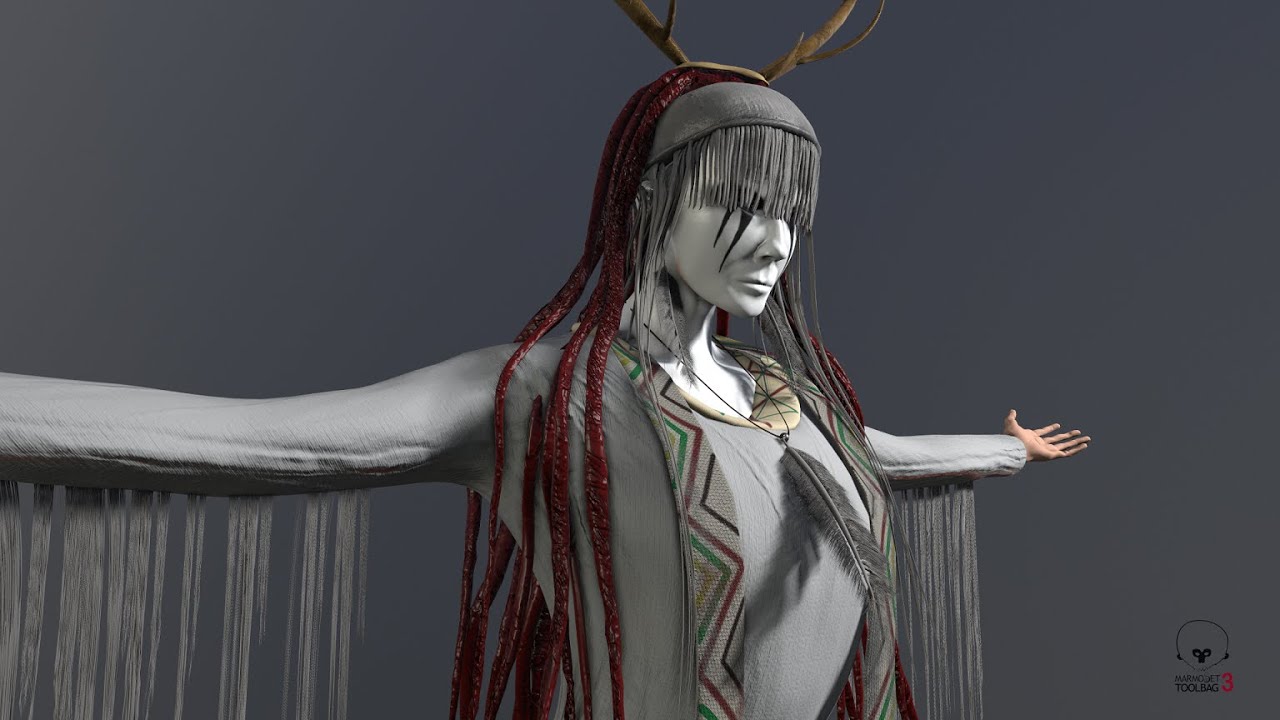 Creating Maria Franz from HEILUNG in 3D - YouTube