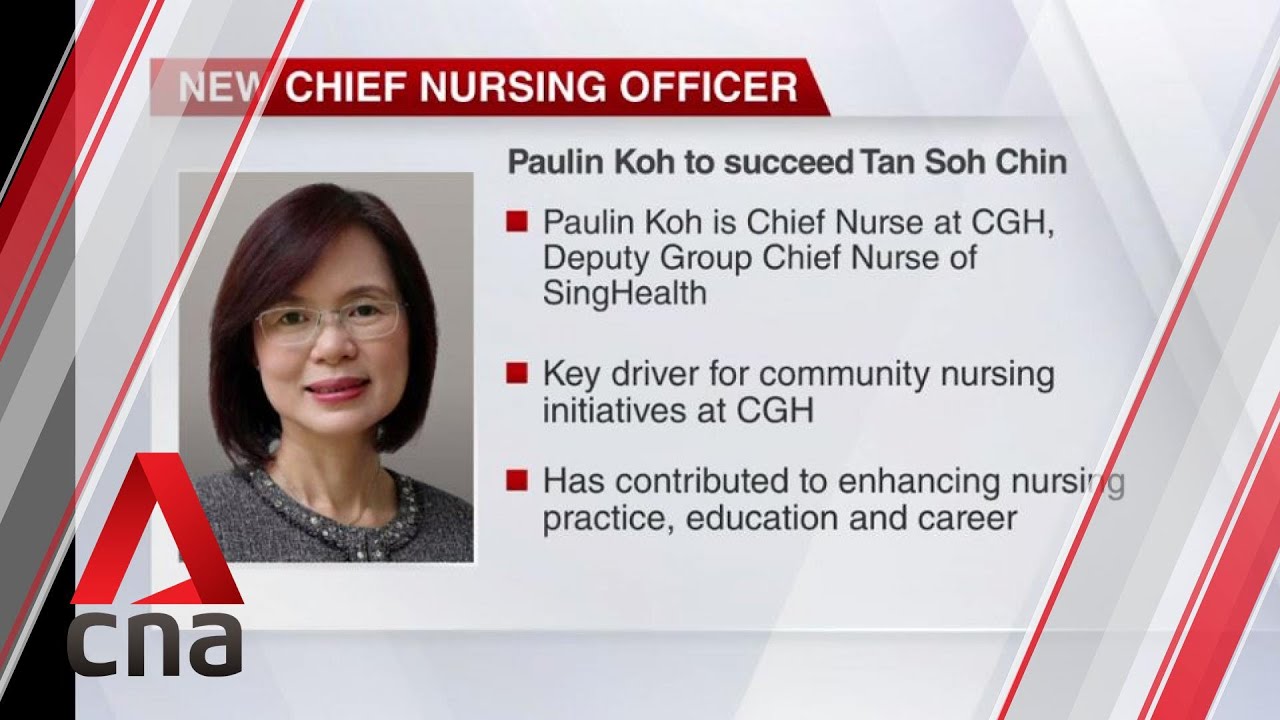 Paulin Koh succeeds Tan Soh Chin as MOH's chief nursing officer - YouTube