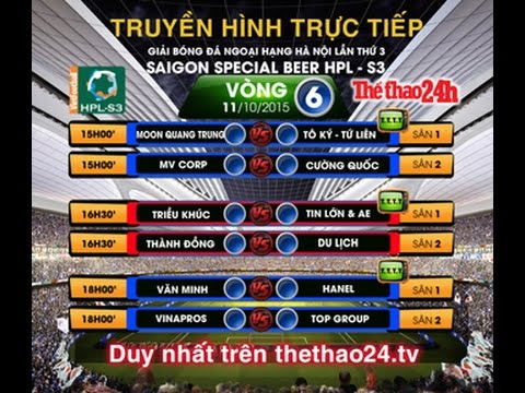 [Vòng 6] Saigon Special Beer HPL-S3 (11-10) - YouTube