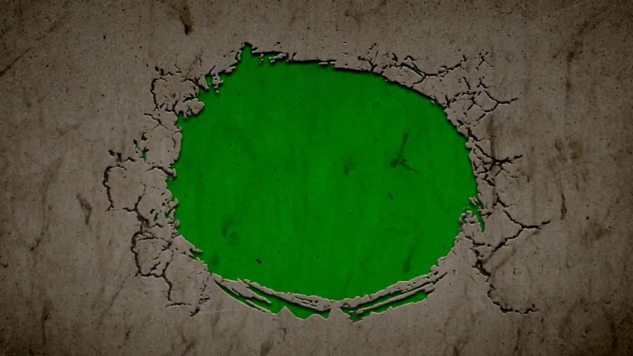 Wall Cracking Collapse Green Screen Effect - YouTube