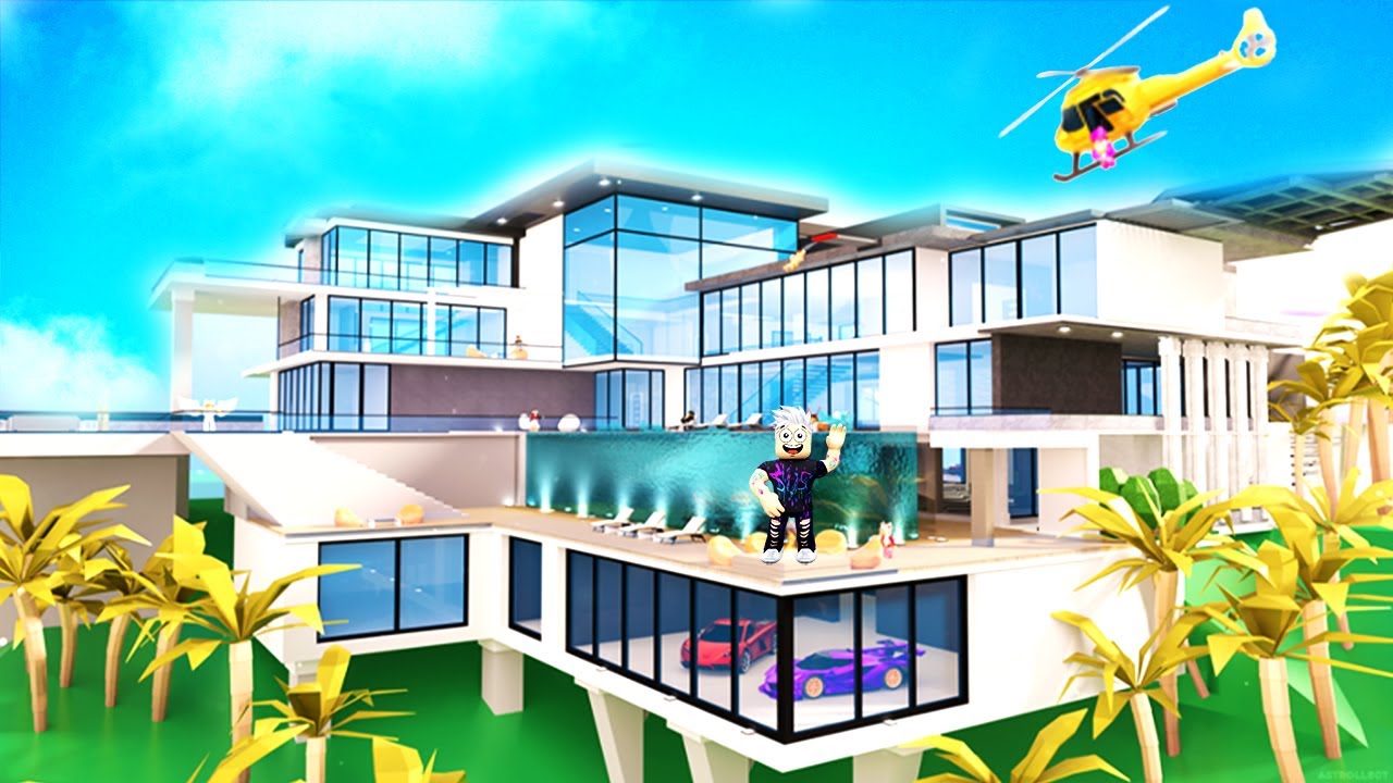 BUDUJĘ OGROMNY DOM ZA MILIONY DOLARÓW w ROBLOX - Mega Mansion Tycoon ...