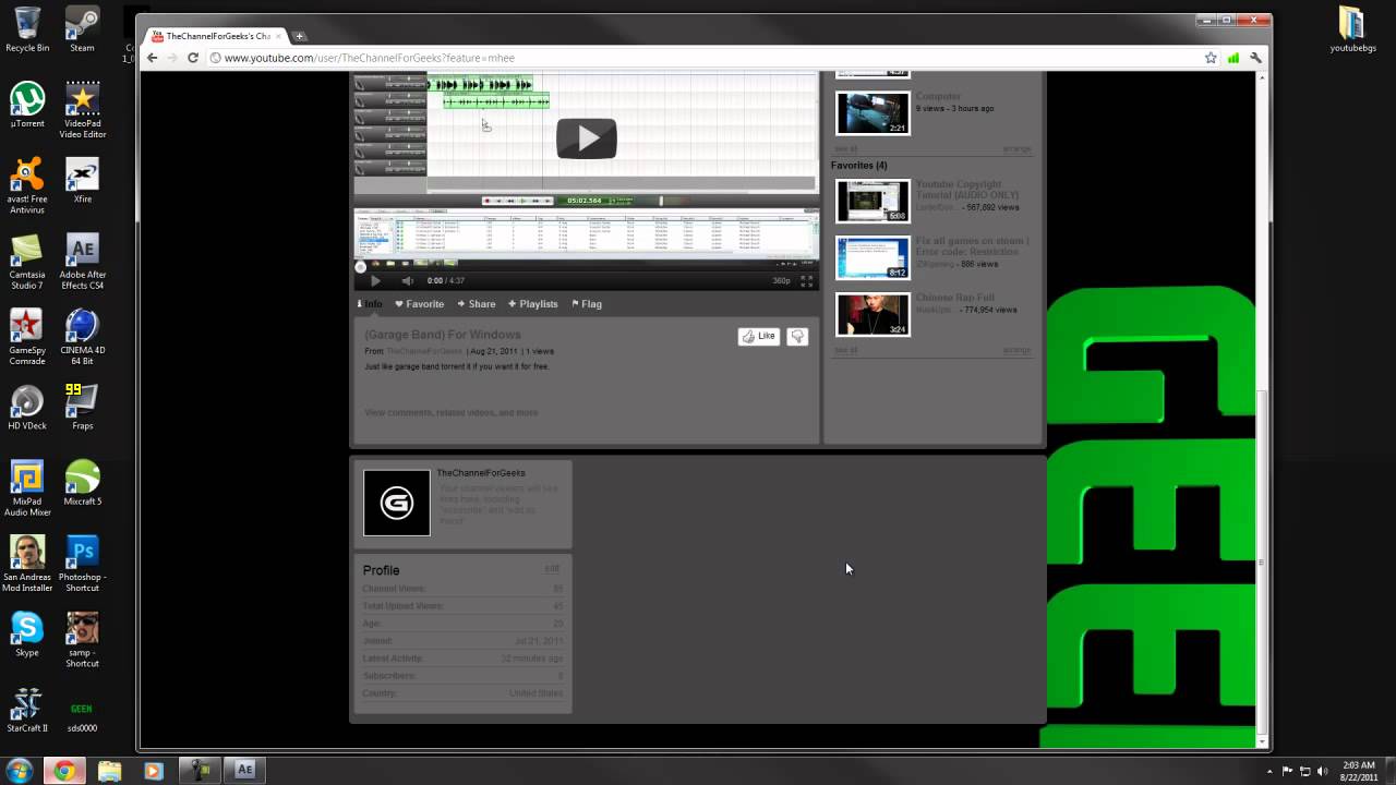How to make a youtube BG - YouTube