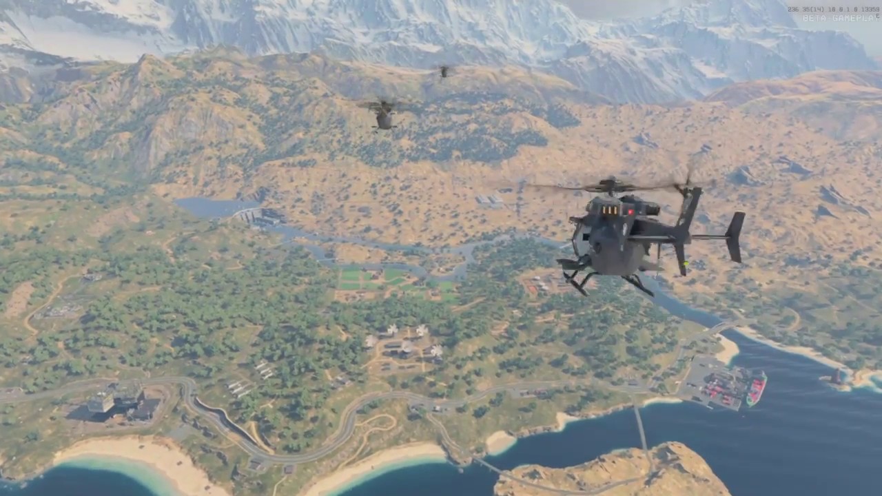 Call of Duty Black Ops 4 Blackout Map im Helikopter - YouTube