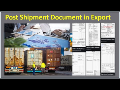 Post Shipment Document In Export With English | Bank Documents In ...
