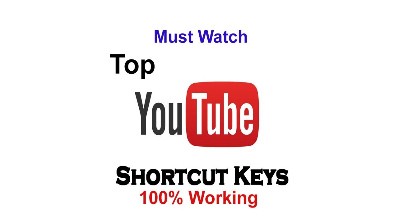 Top YouTube Shortcut Keys | Useful Keyboard Shortcut Keys of You Tube- Gyan Hub Tech - YouTube