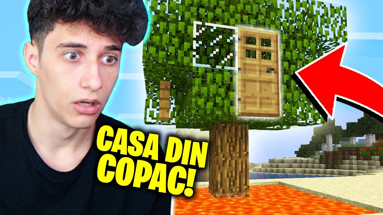 CUM SA FACI O CASA IN COPAC CU SAME - Minecraft SkyBlock EP.01 - YouTube