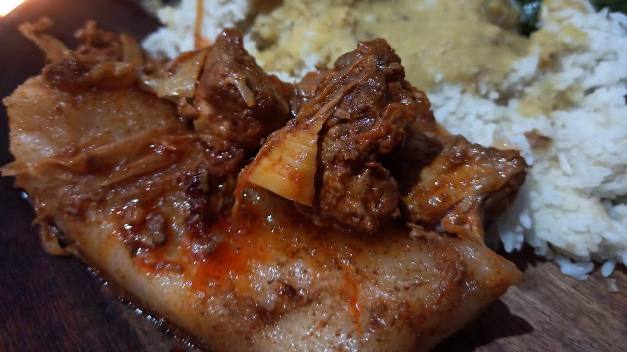 PORK WITH BAMBOOSHOOT|DAL|BOIL|YONCHAK(STINKY BEANS) CHUTNEY# ...