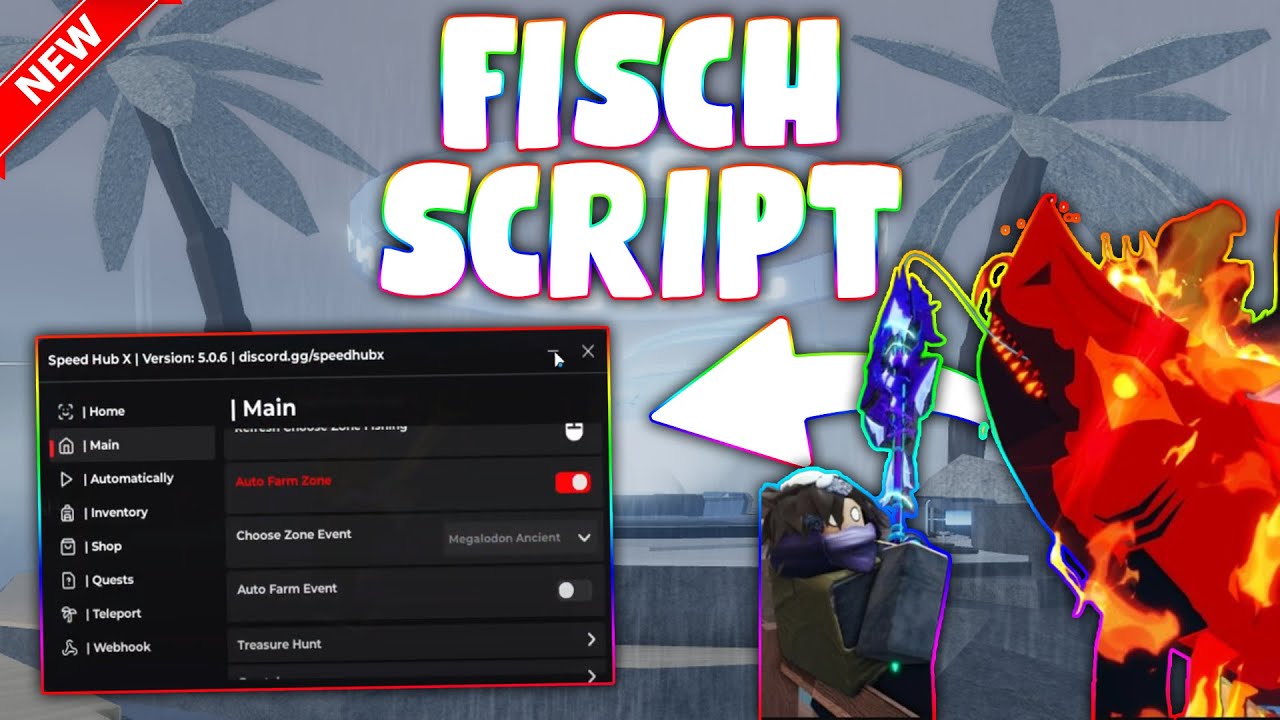 *NEW* Fisch Script (PASTEBIN 2025) (AUTOFARM , AUTO SELL, AUTO CATCH ...
