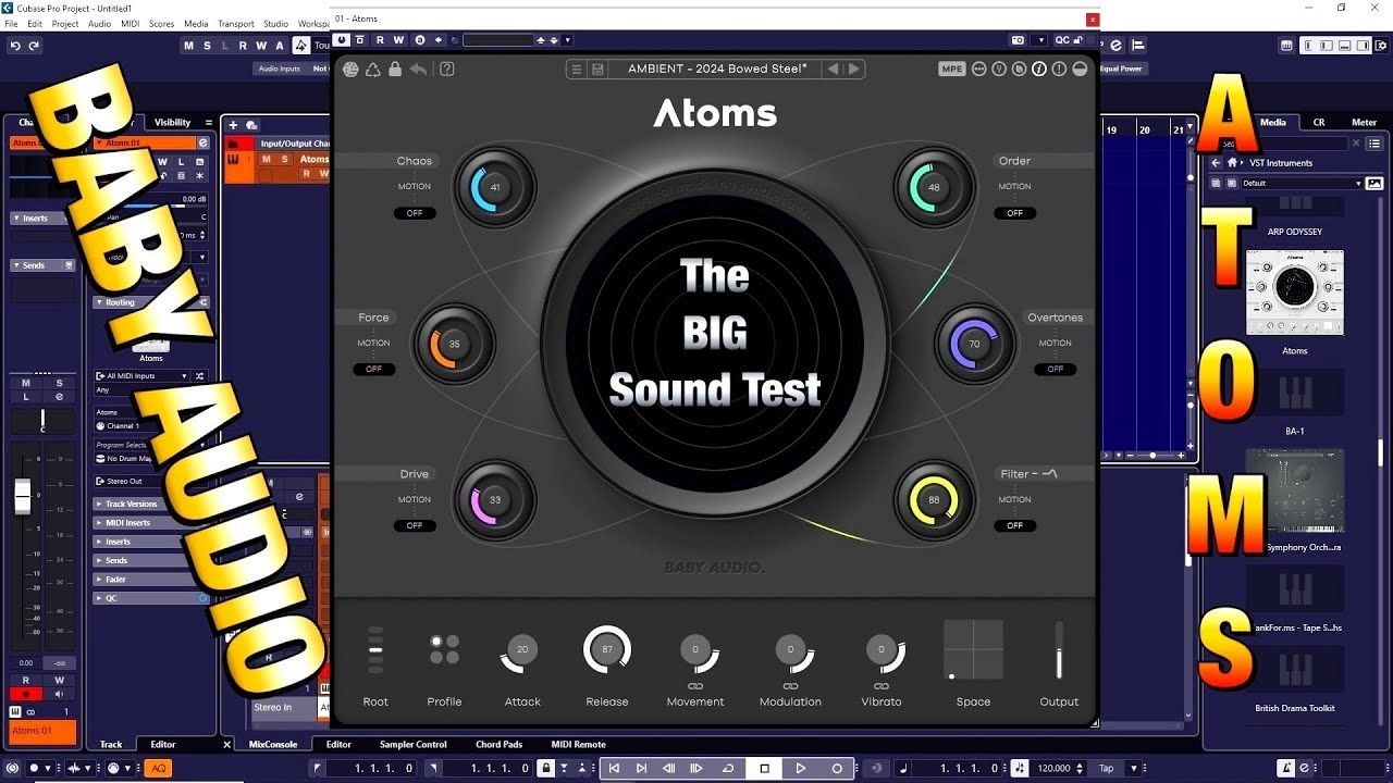 ATOMS - Mass Spring Network Physical Modelling Synth - Walkthrough ...
