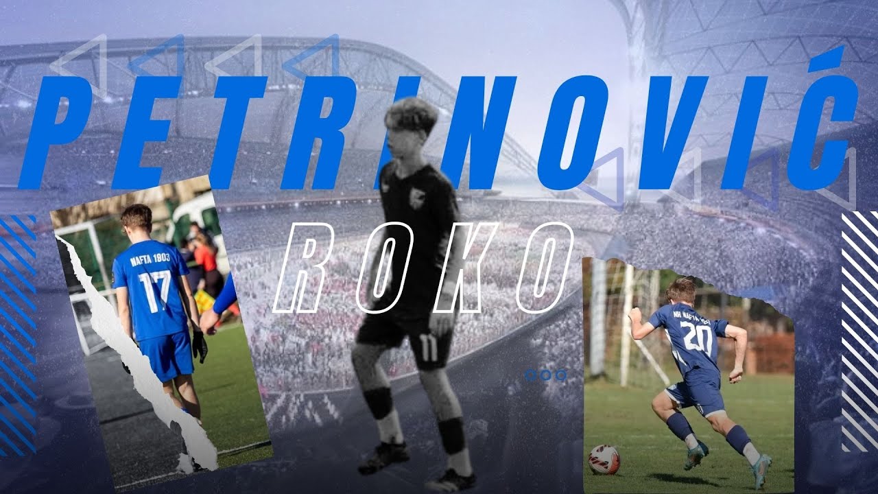 Roko Petrinovic NK NAFTA U19 Midfielder Highlights 2024 - YouTube