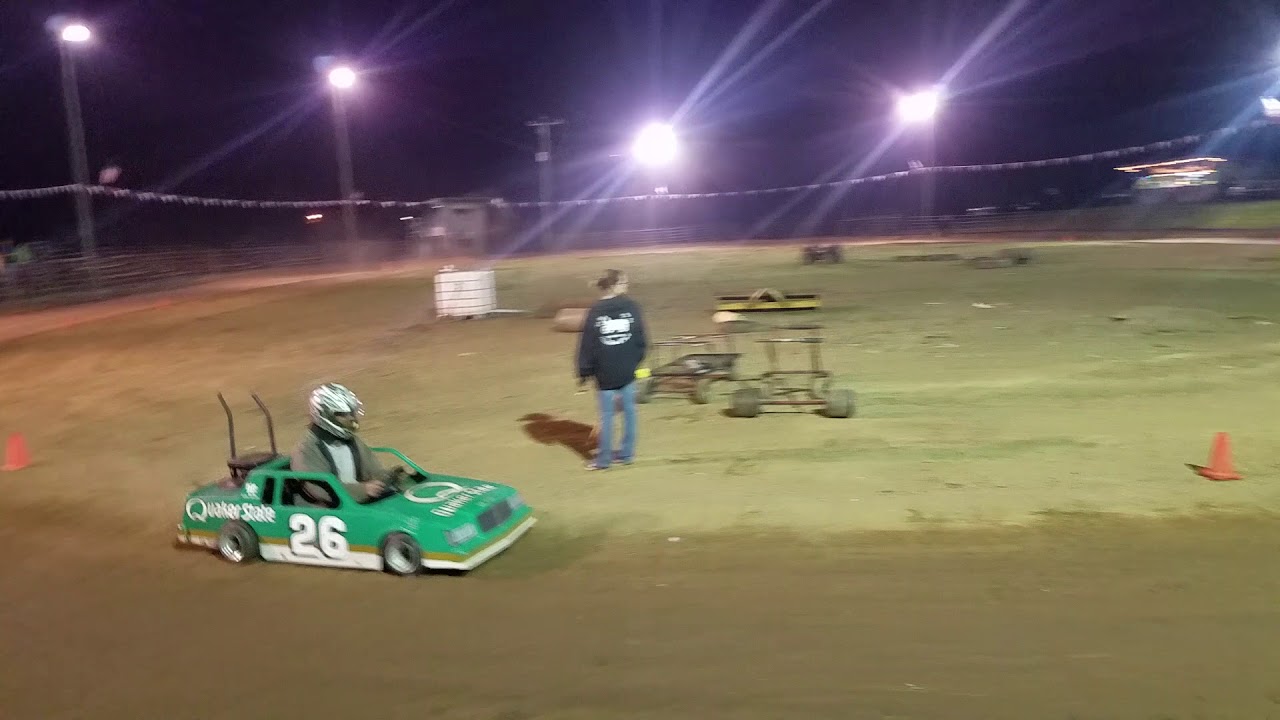 Flat kart racing at tazewell county speedway. - YouTube