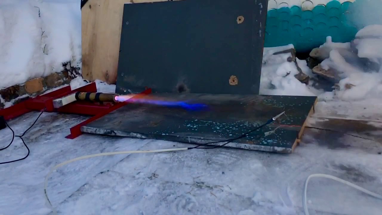 APCP rocket motor test 4 - YouTube