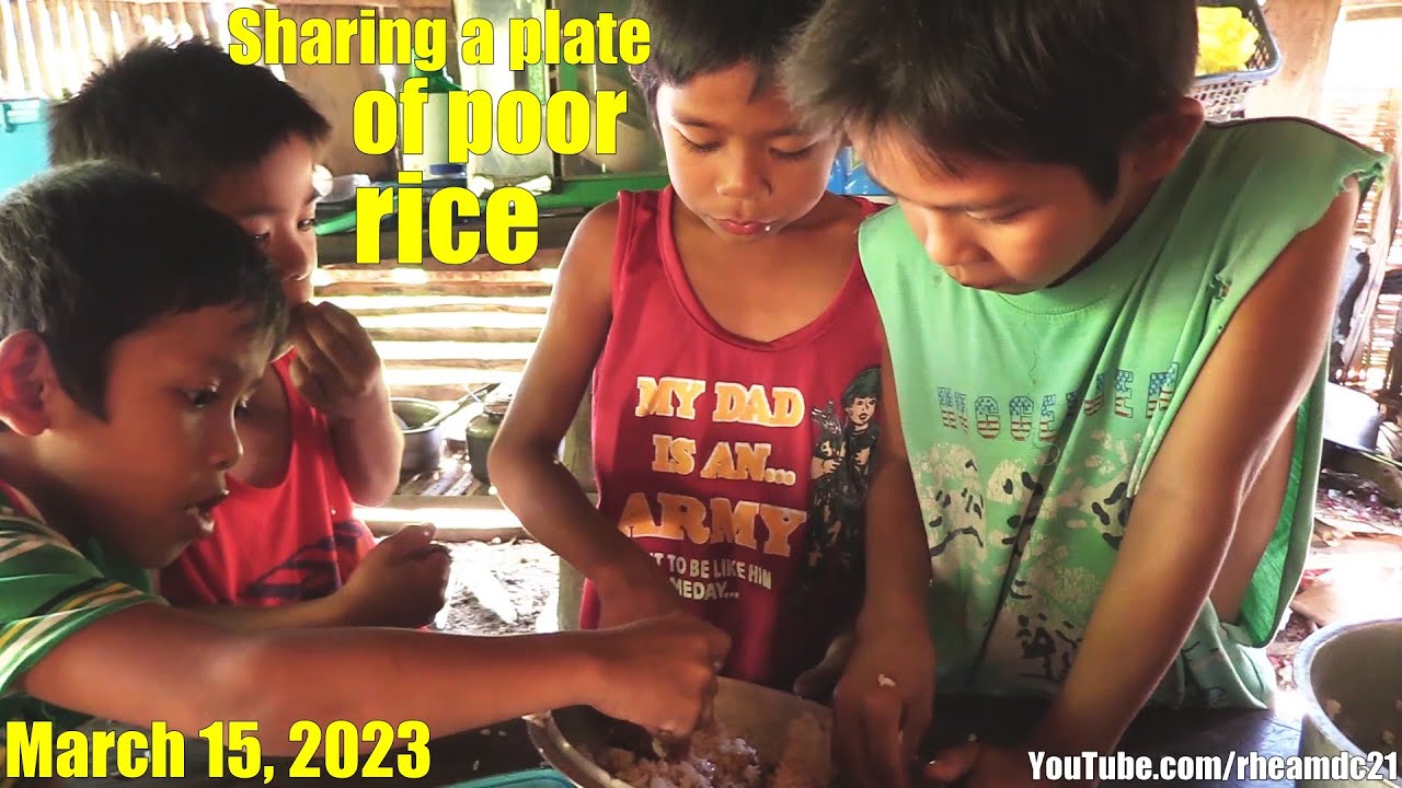 These Siblings Share a Plate of Rice. Life in Poverty of the Grassroots ...