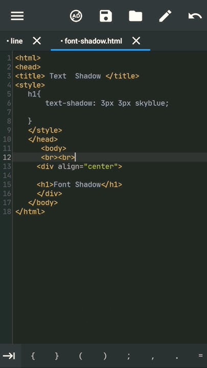 HTML & CSS !! Text Shadow #coding #css3animation - YouTube