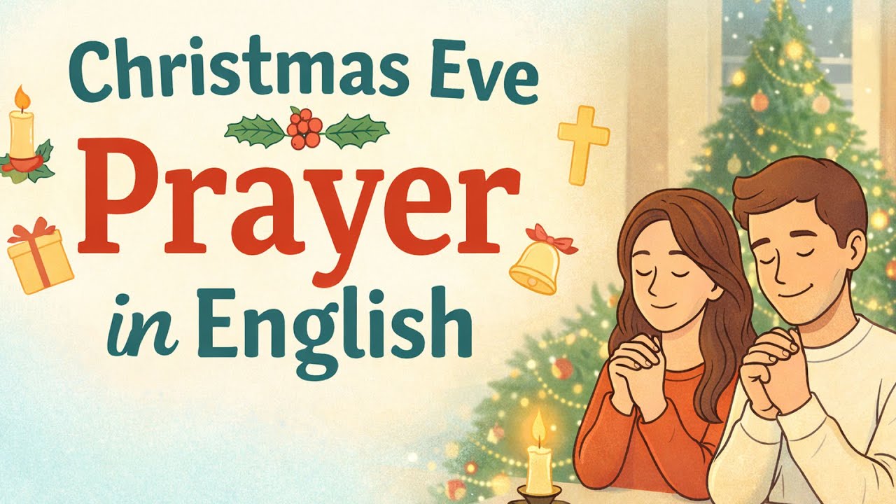 Christmas Eve Prayer in English | Easy Listening Conversation for ...