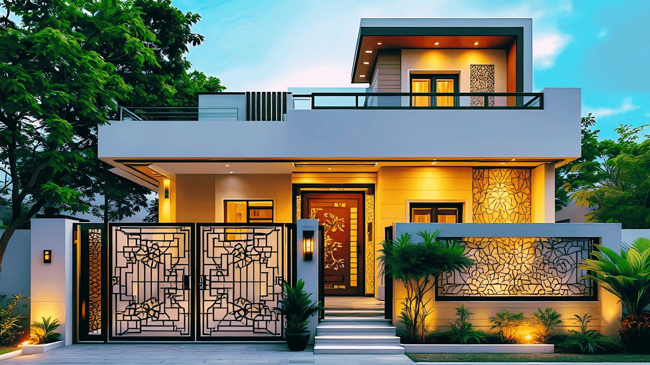Stunning Single-Floor House Design | Modern Interior & Exterior Ideas ...