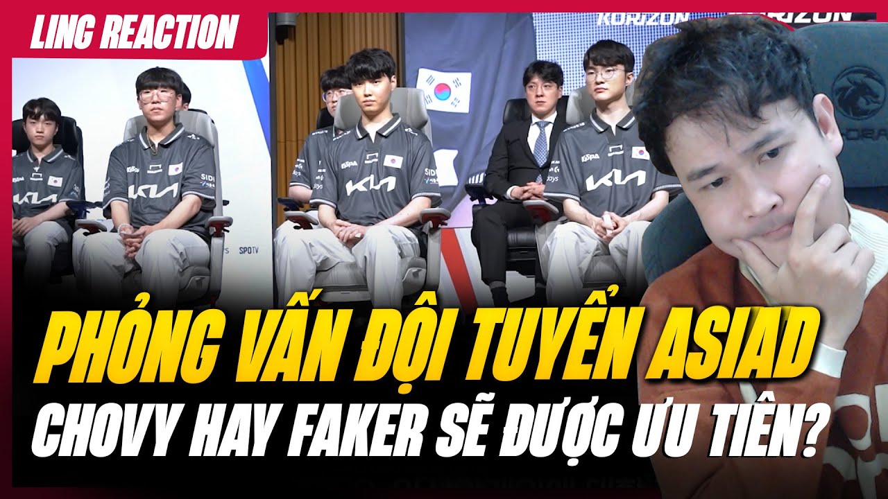 REACTION PHỎNG VẤN ĐỘI TUYỂN LOL HQ TẠI ASIAD 2023 - YouTube