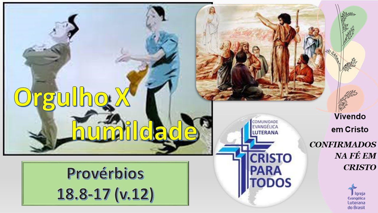 Orgulho X Humildade 25 06 24 - YouTube
