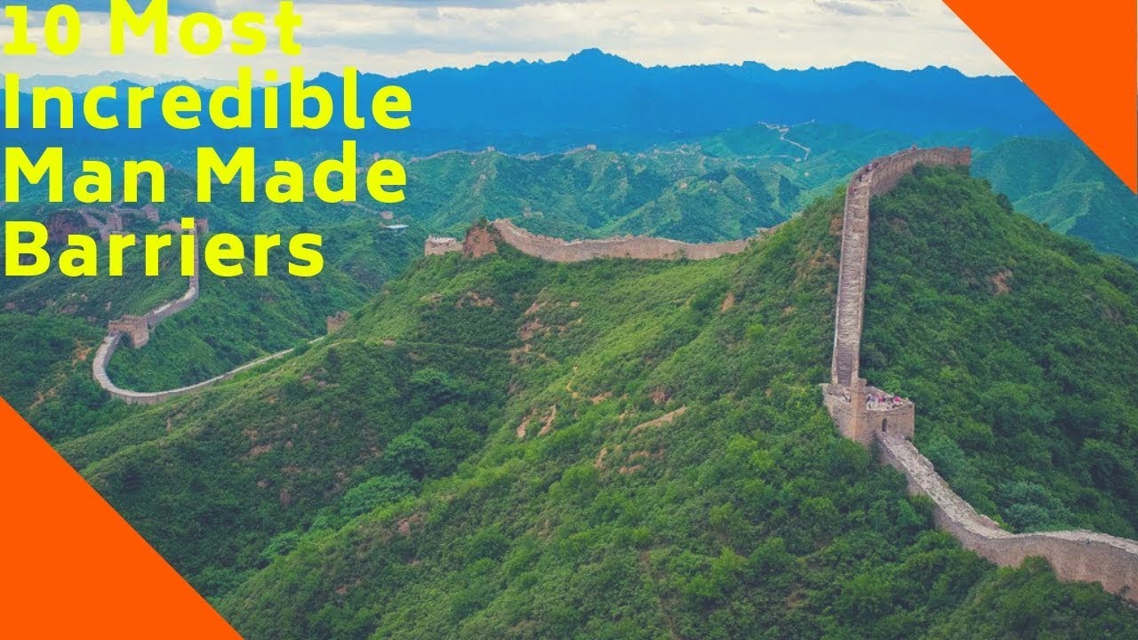 10 Most Incredible Man Made Barriers - YouTube