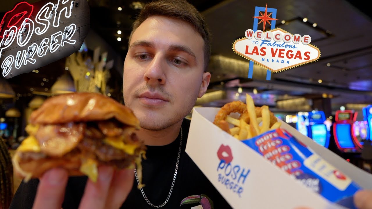 I WAS impressed with this new burger spot in LAS VEGAS! POSH BURGER ...