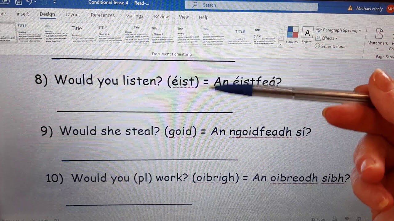 Modh Coinníollach - YouTube