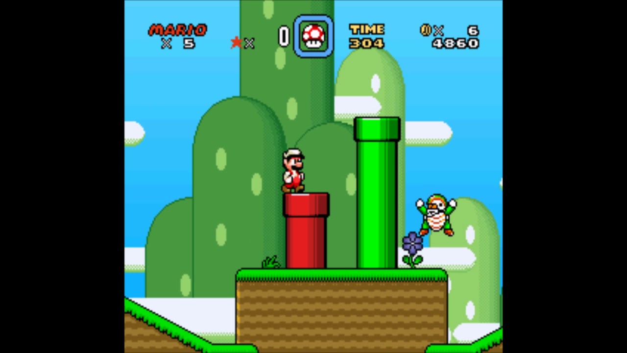 Super Mario World Rom Hack - New Super Mario Bros. SNES - YouTube