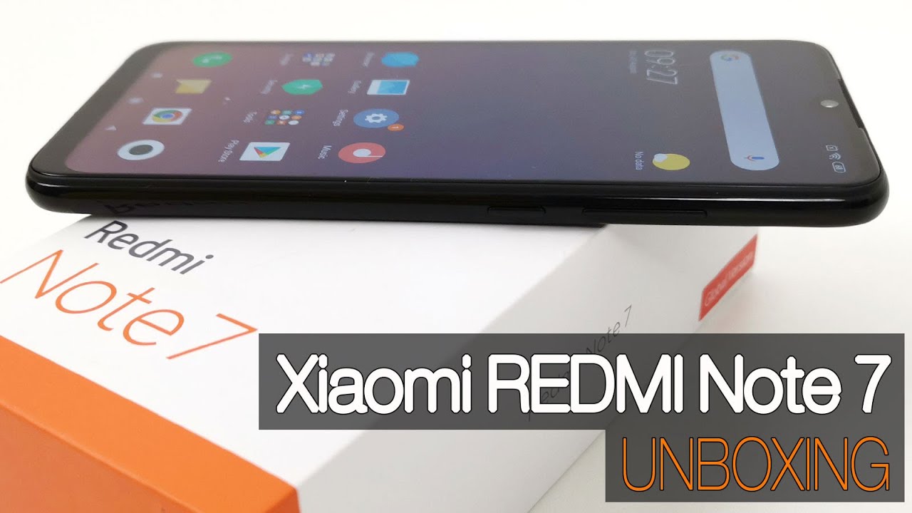Xiaomi Redmi Note 7 Unboxing (Affordable 48 MP Camera Phone) - YouTube