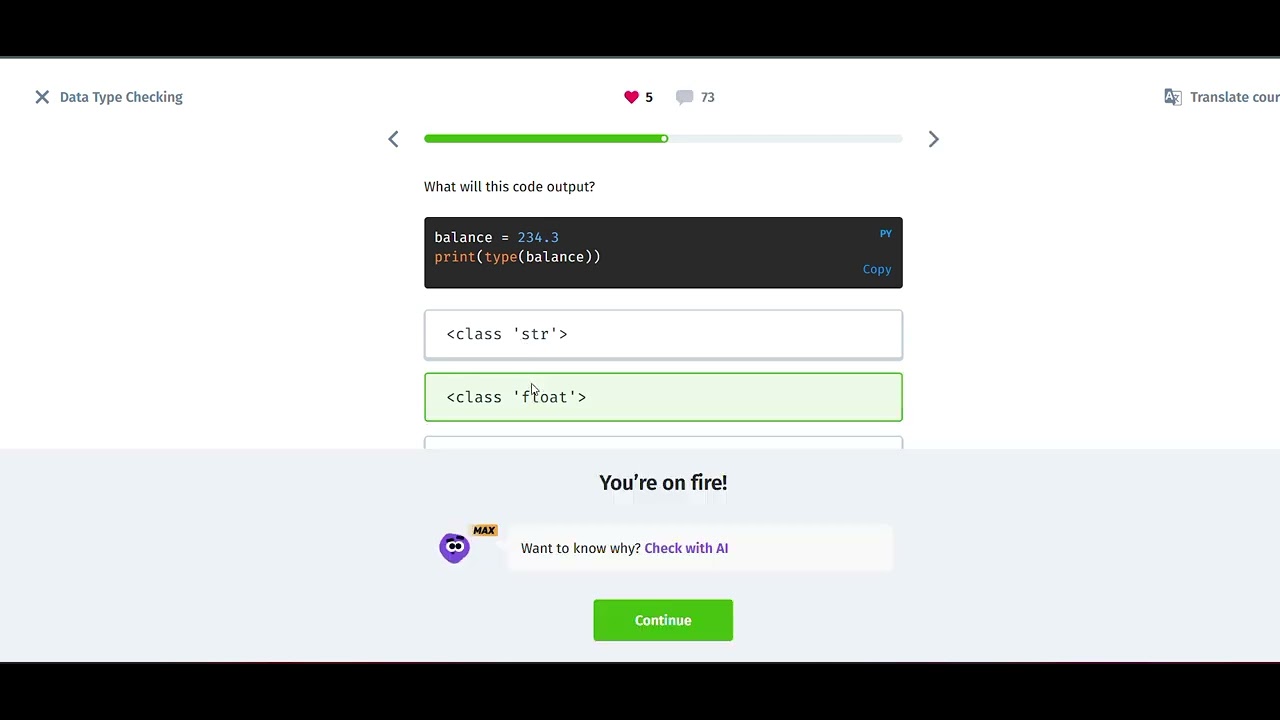 15 Data Type Checking | Coding Foundations | Sololearn - YouTube