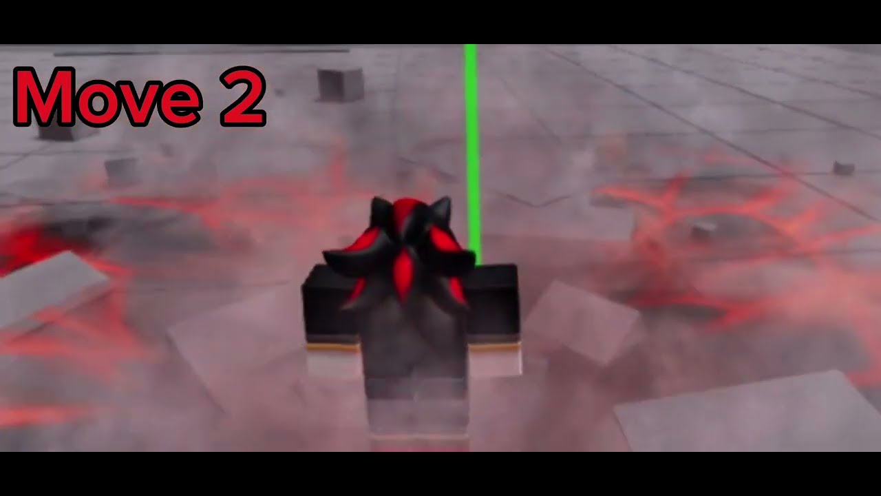 Shadow The hedgehog moveset showcase in tsb PS - YouTube