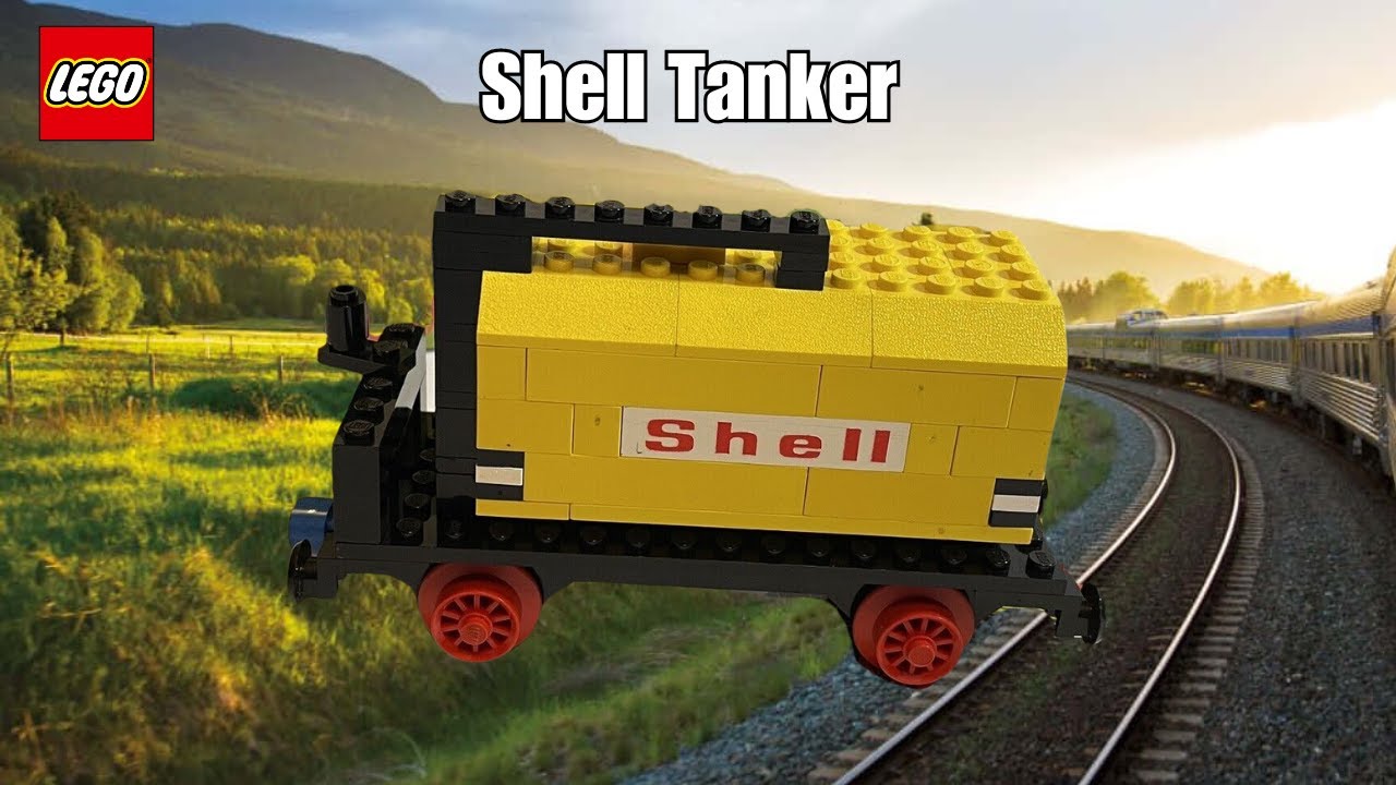 Lego Train Shell Tanker Wagon 136 DEMO & REVIEW - YouTube