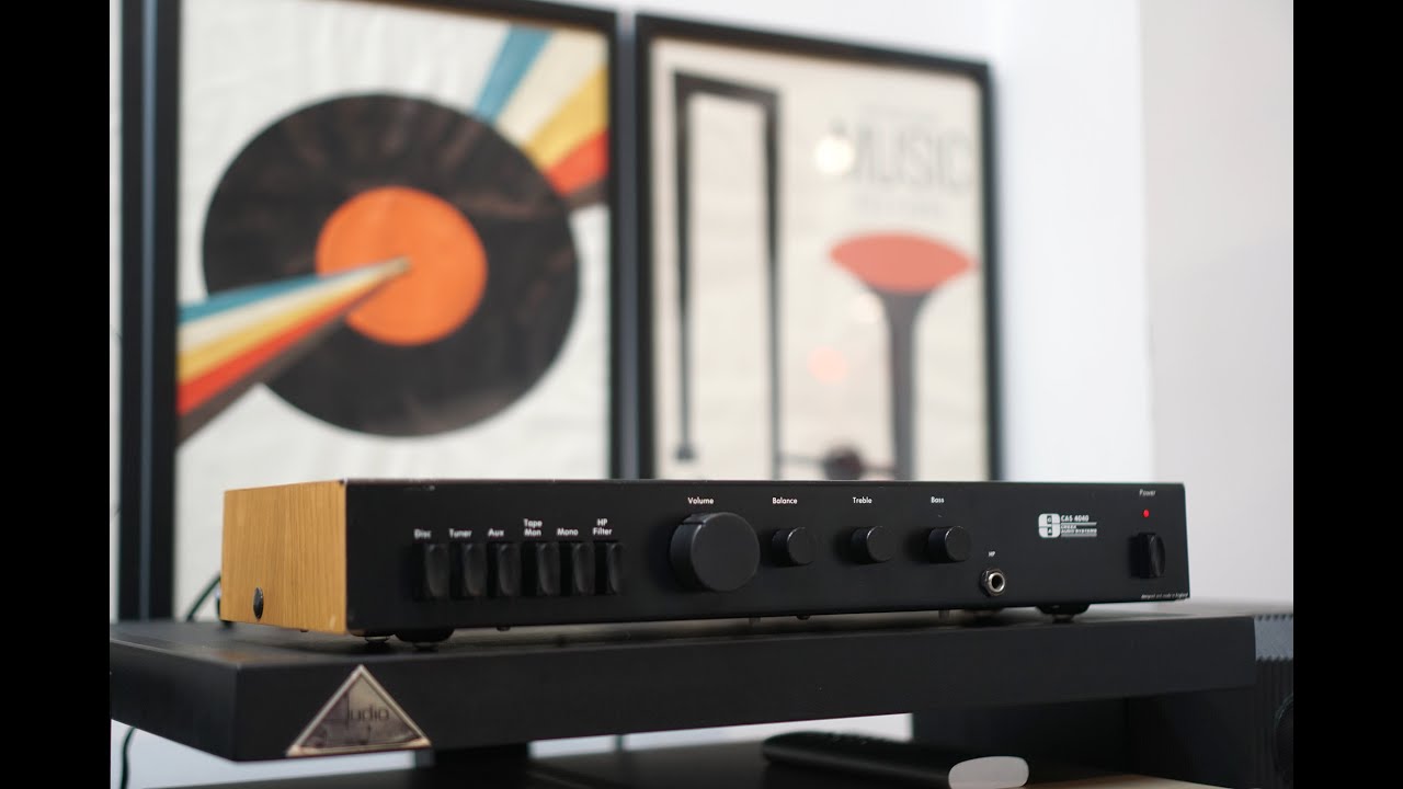 Creek CAS 4040 Vintage Amplifier made in England - YouTube