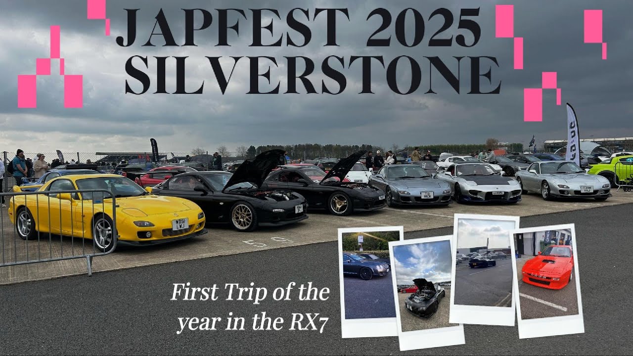 Japfest 2025 ⁨@silverstone in the RX7 - YouTube