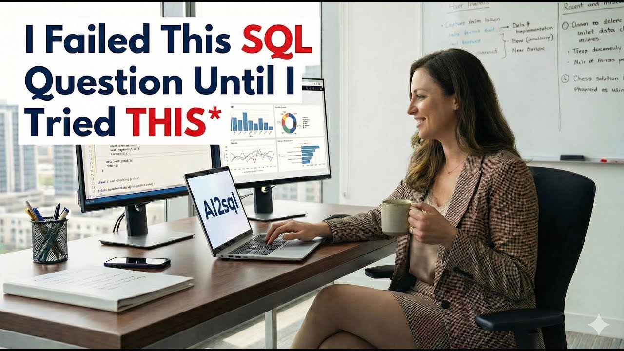 I Failed This SQL Interview Question Until I Tried THIS - YouTube