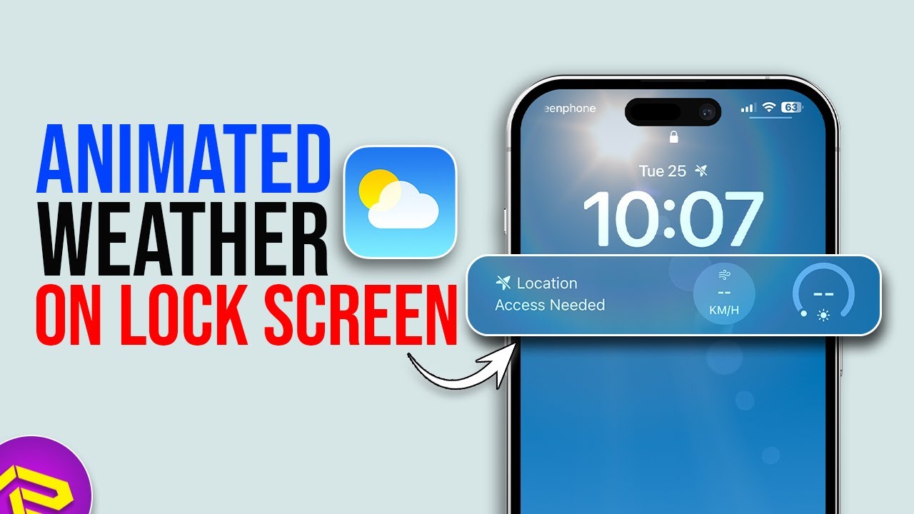 Add Animated Weather on Your Lock Screen Wallpaper on iPhone | iPhone ...