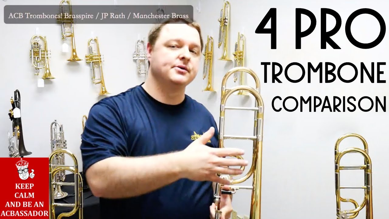 4 Professional Trombone Comparison at Austin Custom Brass! Brasspire ...