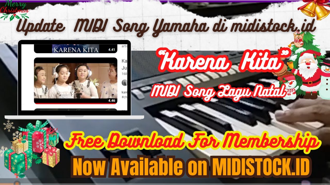 MIDI NATAL KARENA KITA - MIDI SONG LAGU NATAL TERBARU 2023 - YouTube