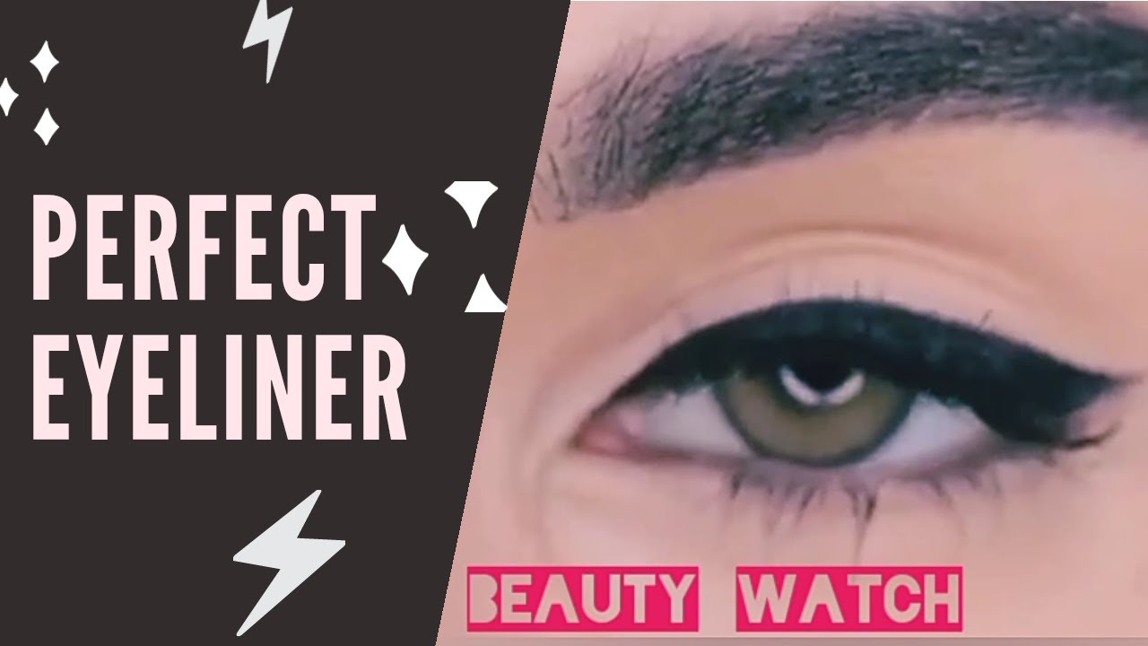 Eyeliner applying hacks - YouTube