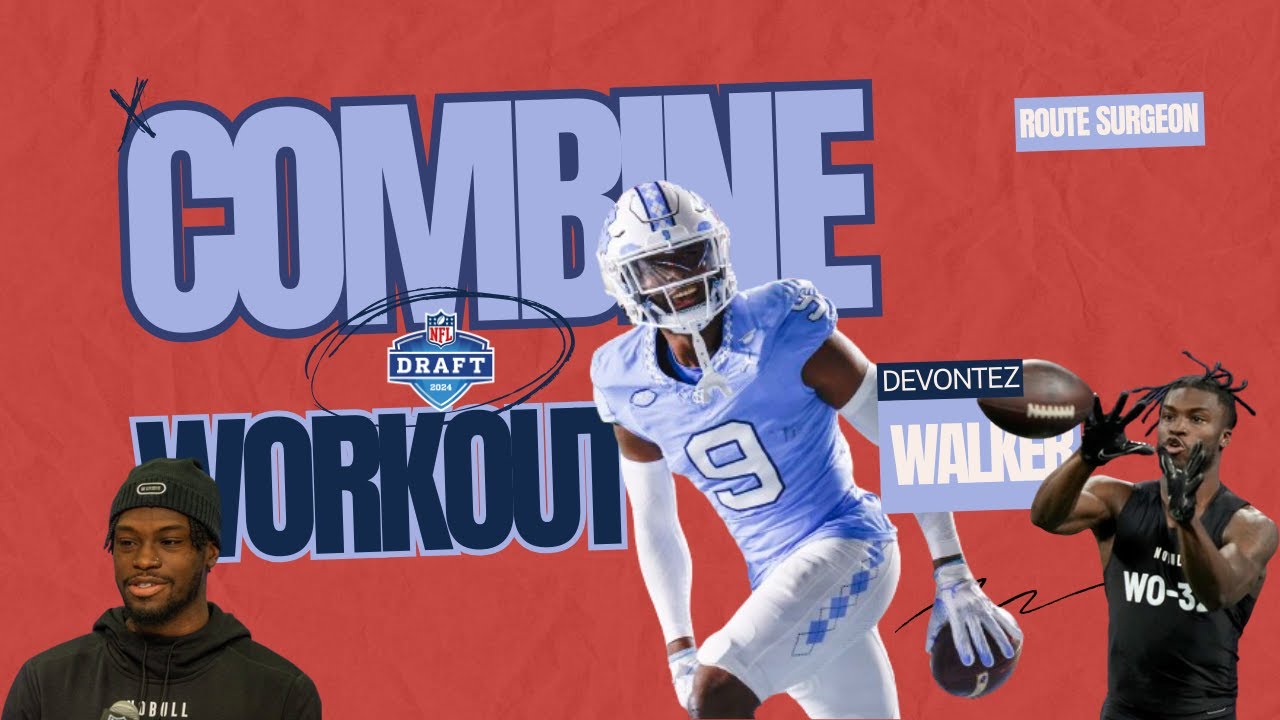 Devontez Walker 2024 NFL Combine workout w/ Route Surgeon #nfldraft # ...
