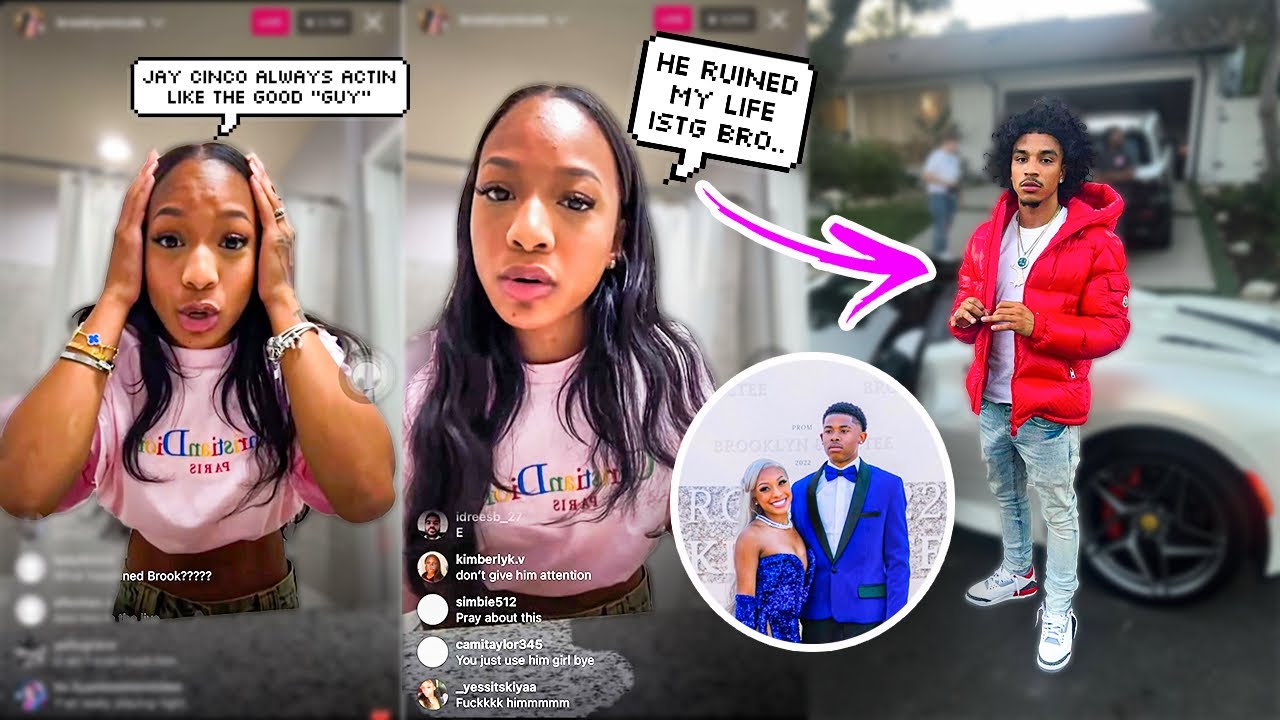 BROOKLYN FROST ON IG LIVE STATING😢 *JAYCINCO STOP BASHING ME BEFORE I ...