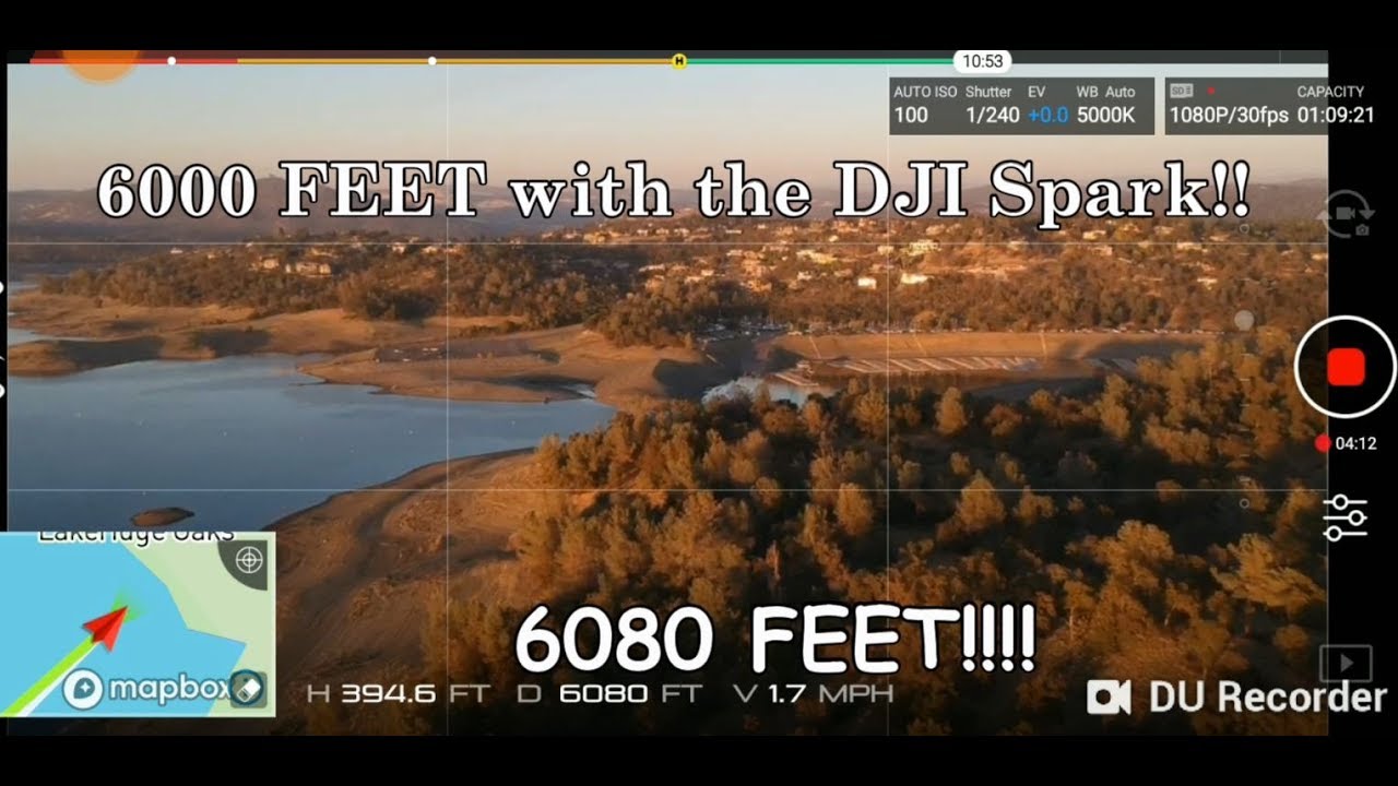 6000 FEET distance with the DJI Spark!! - YouTube