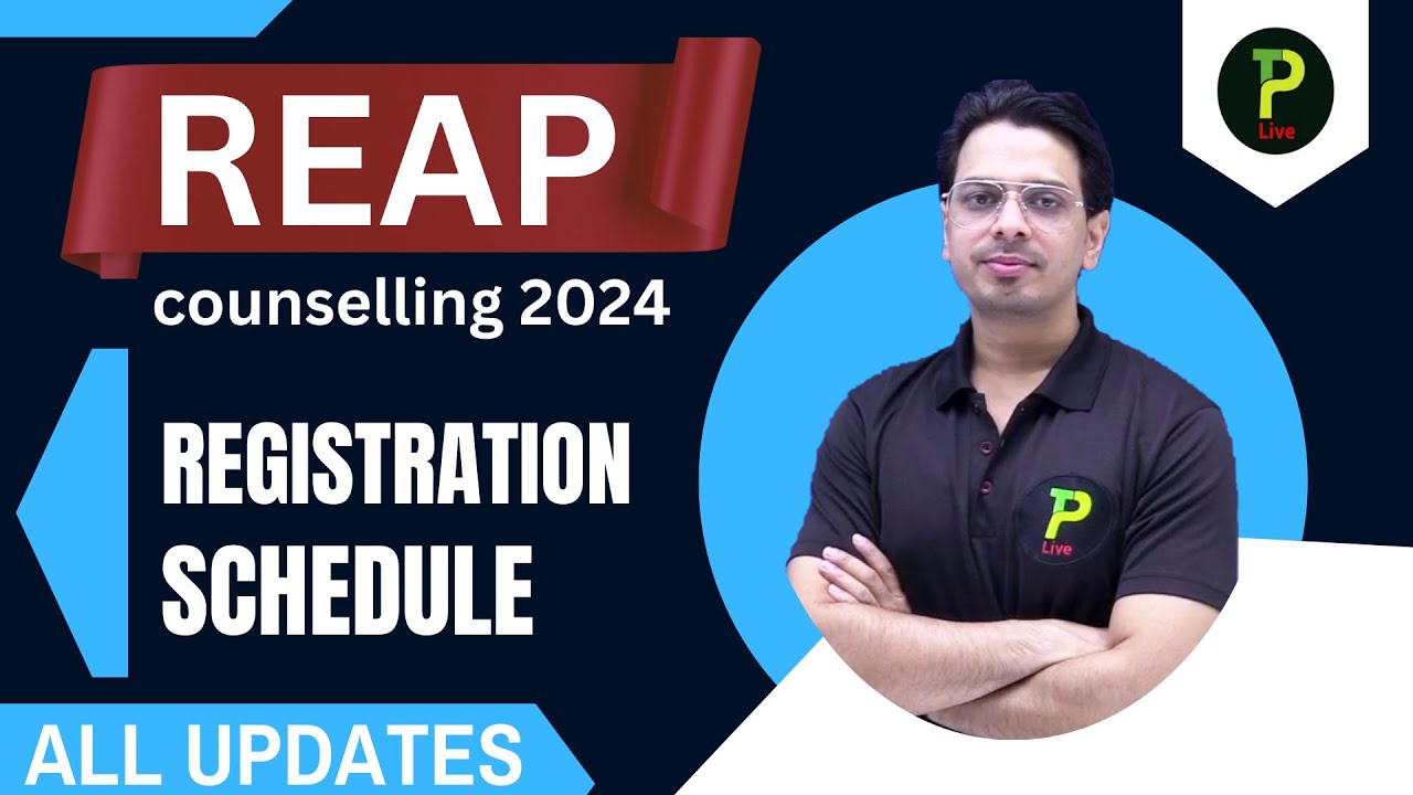 REAP Counselling 2024 Schedule Released | - YouTube