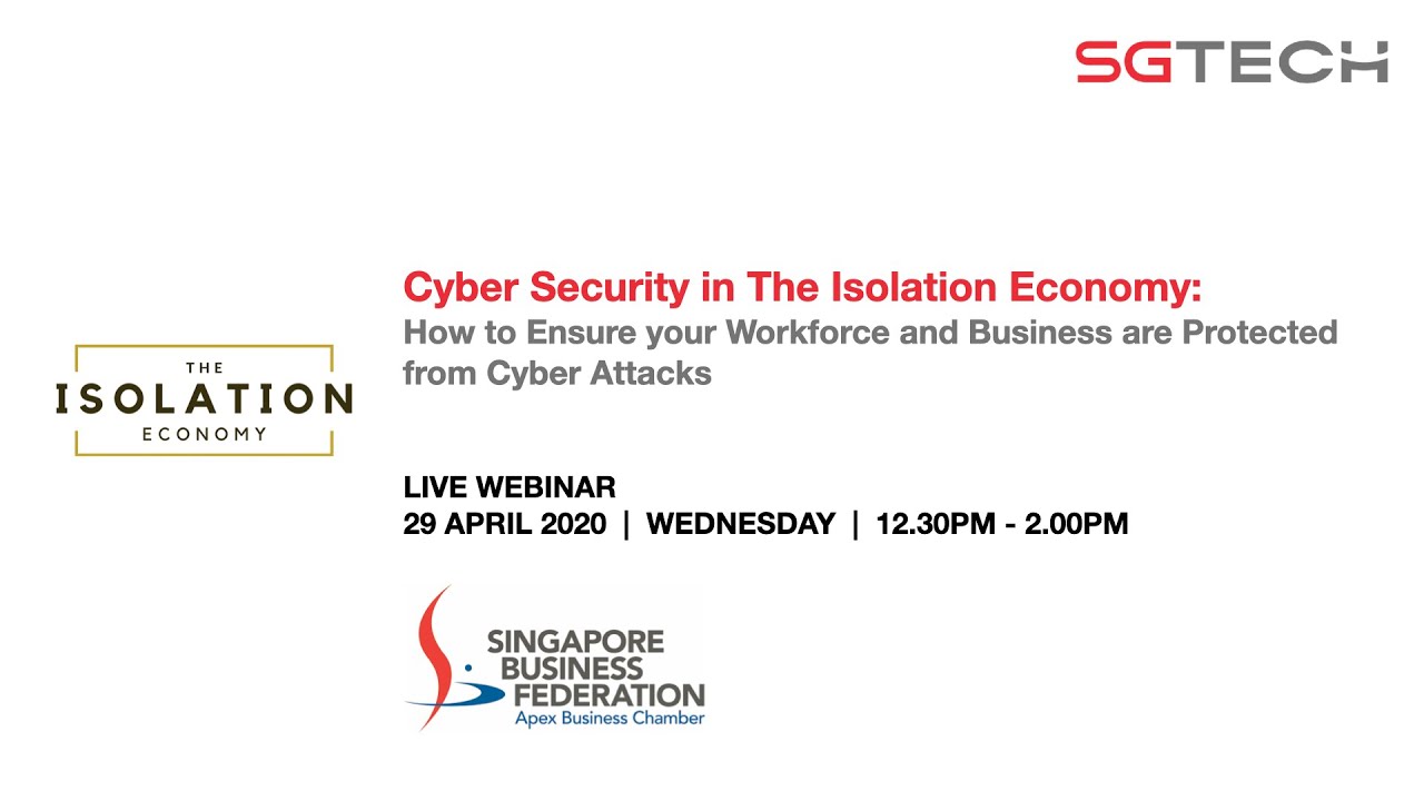 Cyber Security in The Isolation Economy - YouTube