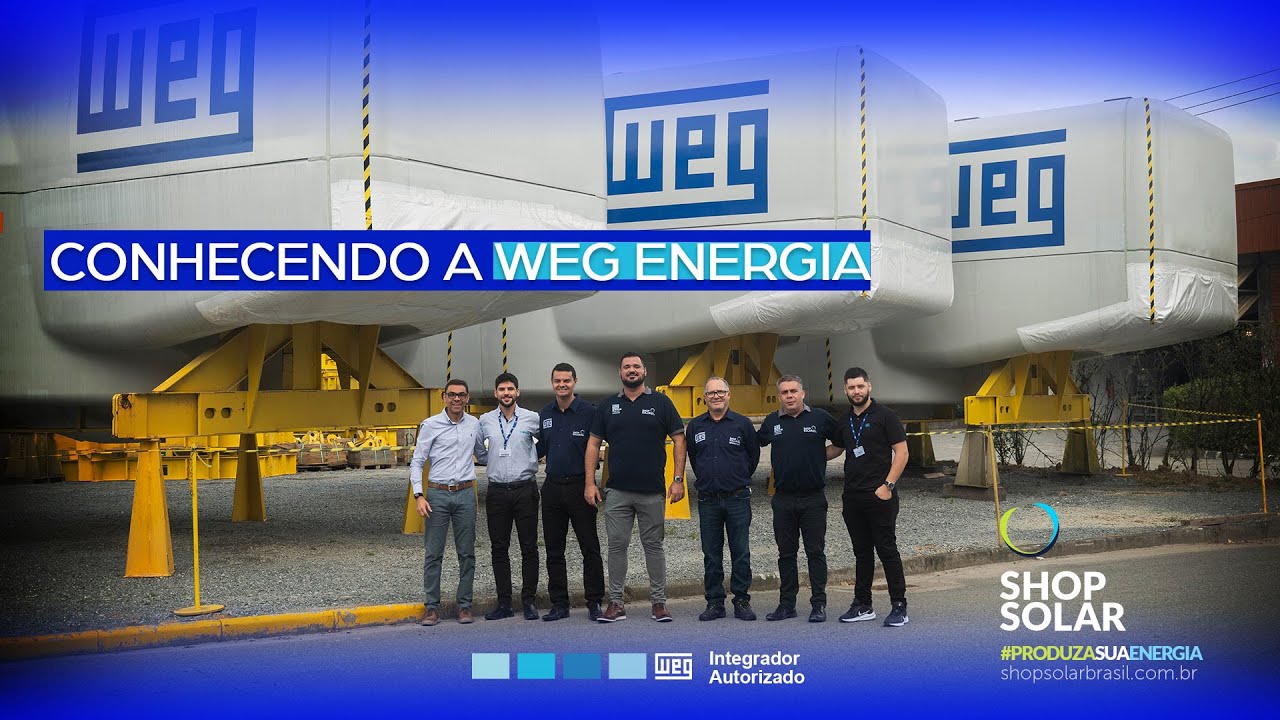 SHOP SOLAR NA WEG - CONHECENDO A WEG ENERGIA - YouTube